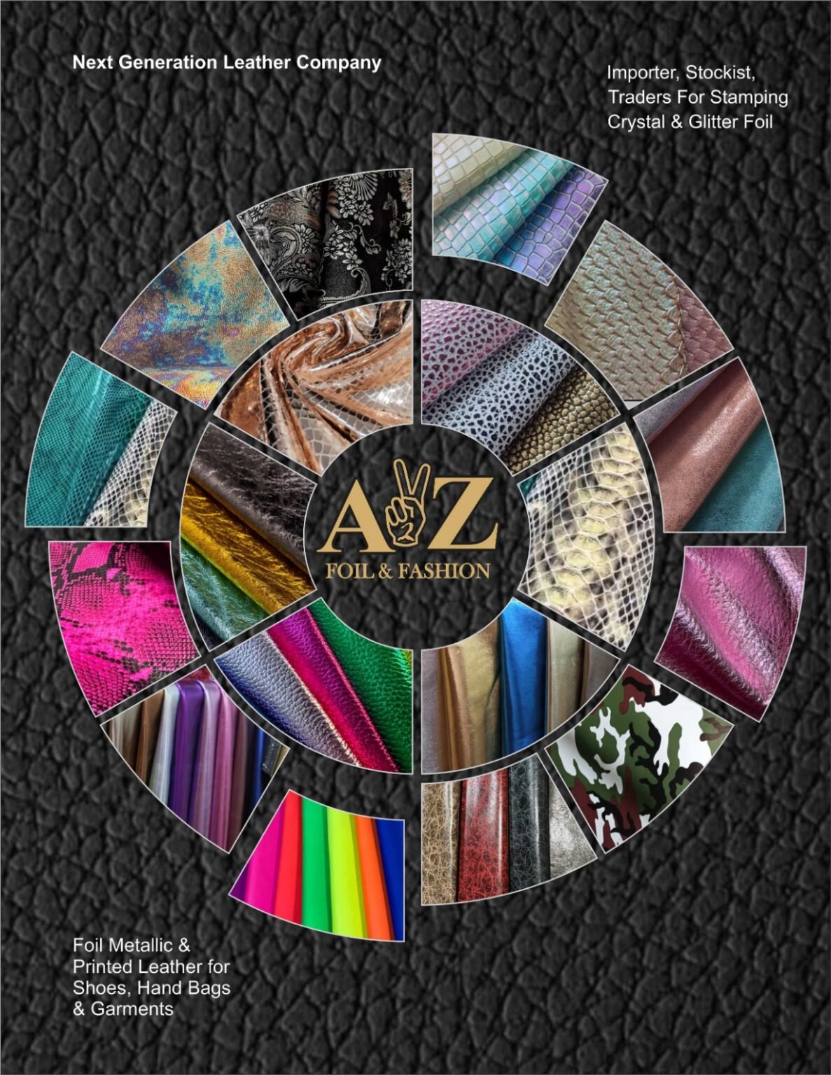 Foil Laminated Leather, Denim & Apparel Manufacturer | A2Z FoilFashion